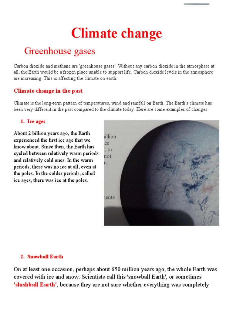 Climate Change | Download Free PDF | Meteoroid | Earth