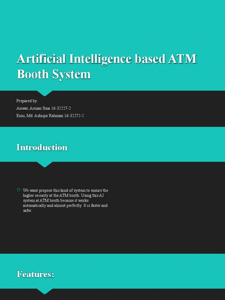AI-Enhanced ATM Security System | PDF