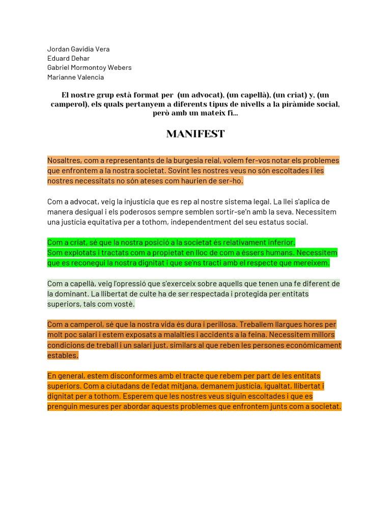 Manifest | PDF
