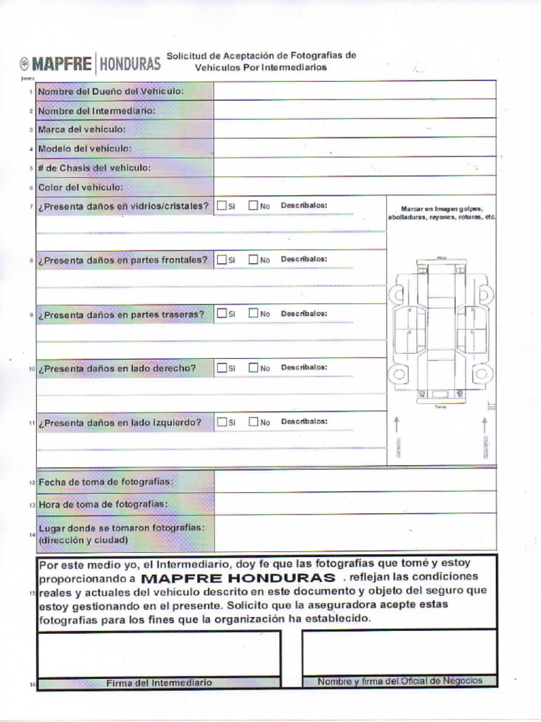 Formato Inspeccion Mapfre | PDF