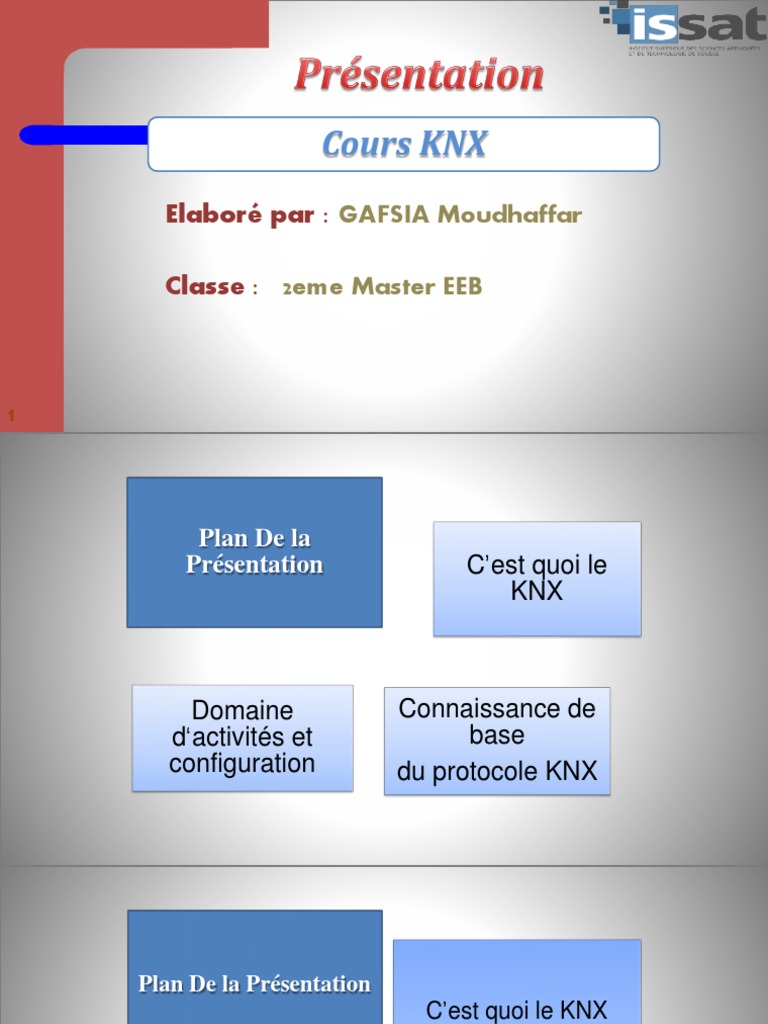 Introduction au Système KNX et Son Application en Domotique | PDF ...
