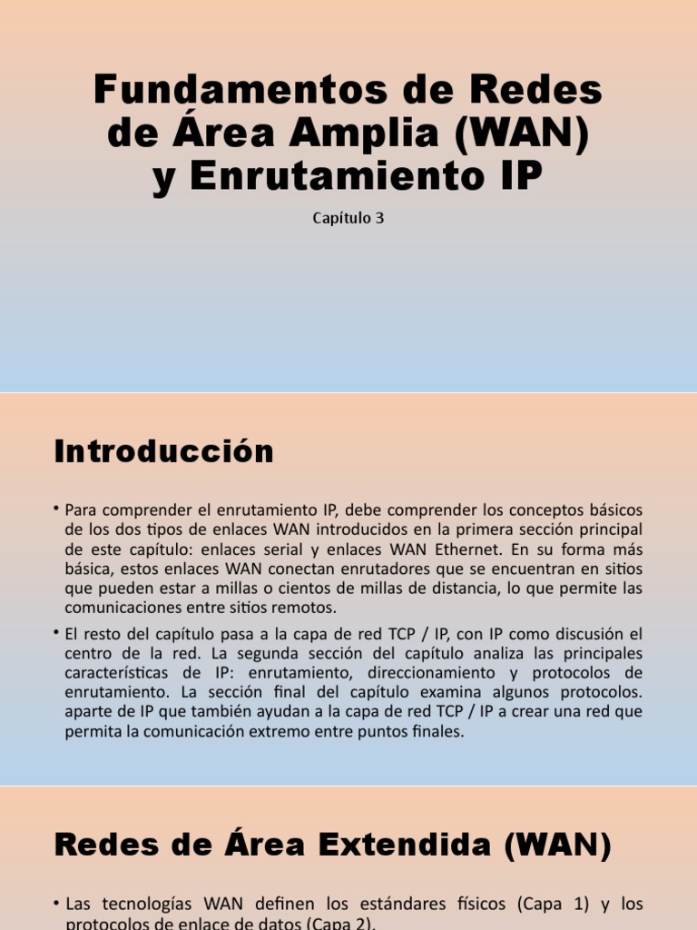 CAP3 Fundamentos de Redes de Area Amplia - WAN | Descargar gratis PDF ...