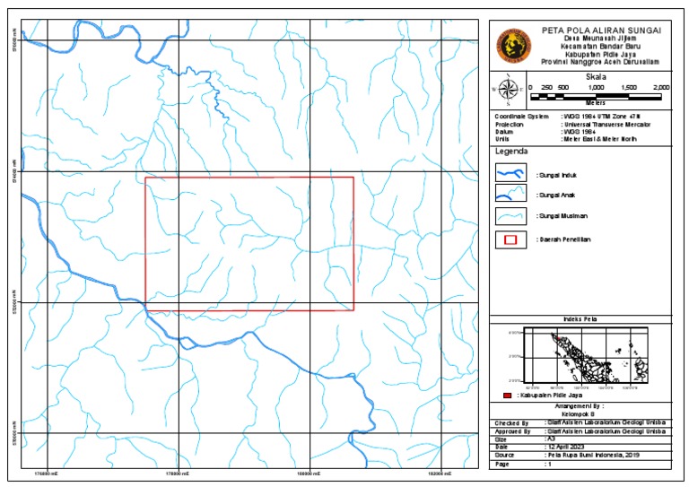 Peta POLA Aliran Sungai | PDF | Geography | Geophysics