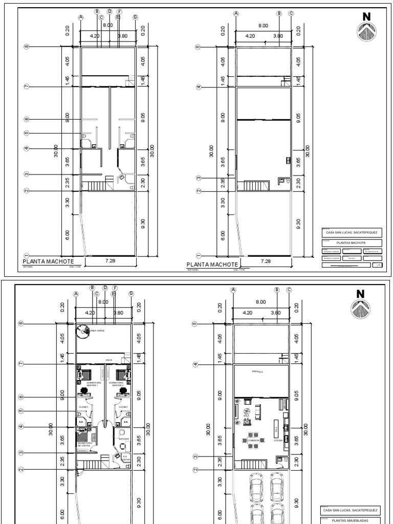 Planta Machote Planta Machote: A B C D E F G A B C | PDF | Plantas