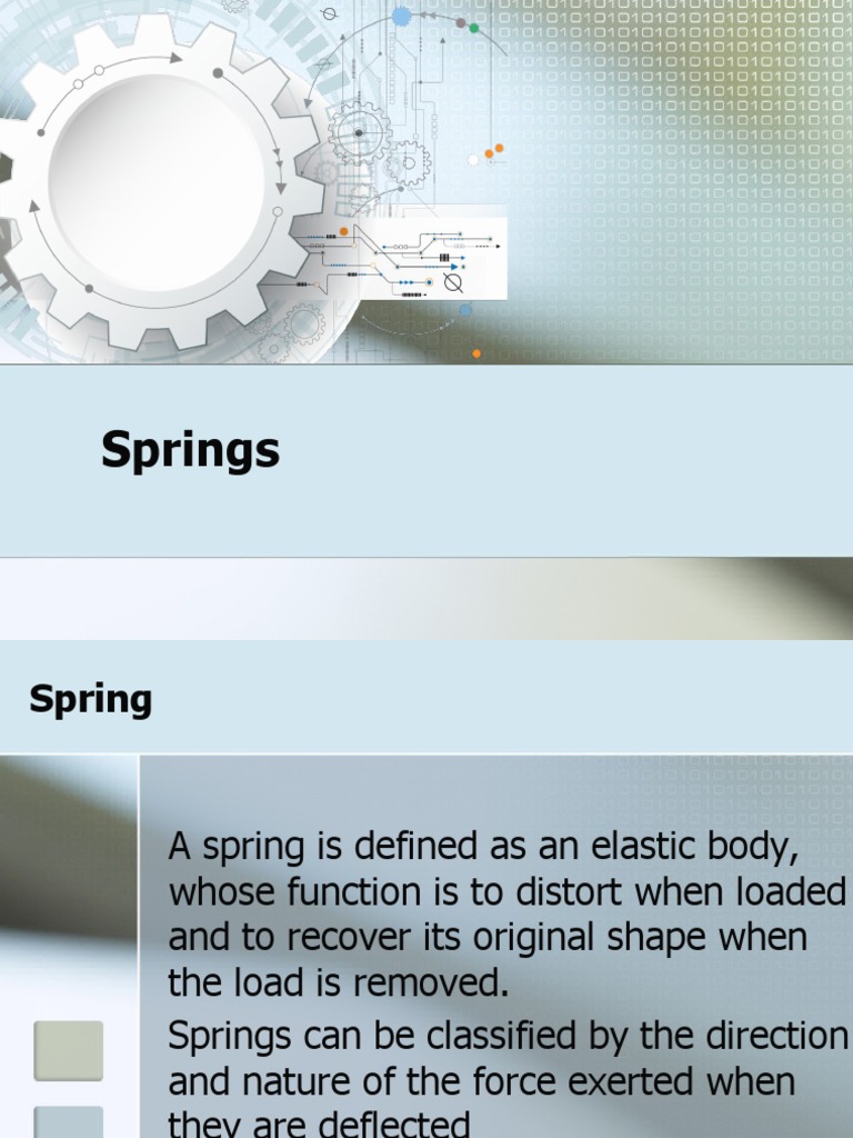 Springs | PDF | Buckling | Young's Modulus