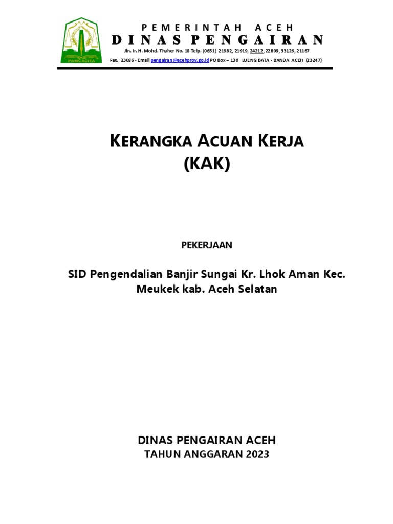 KAK SID Kr. LHok Aman 1 | PDF