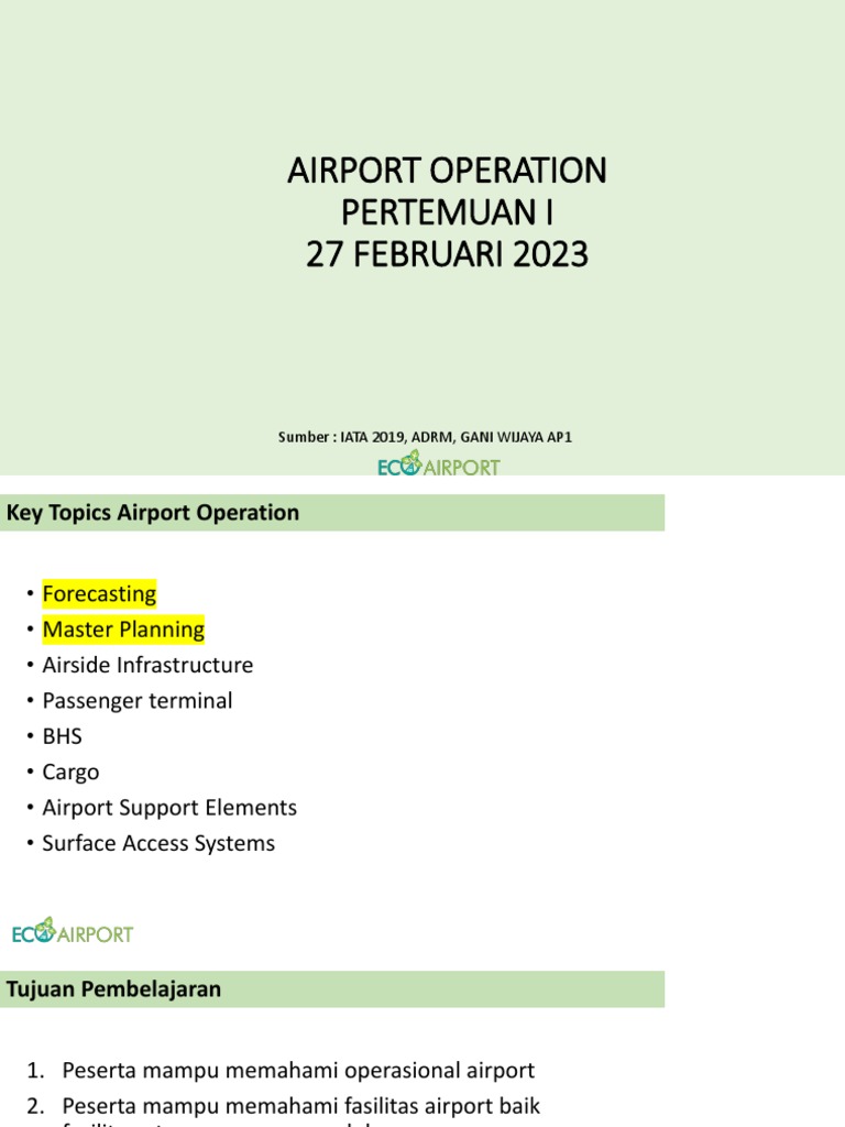 Airside Infrastruktur | PDF | Bisnis