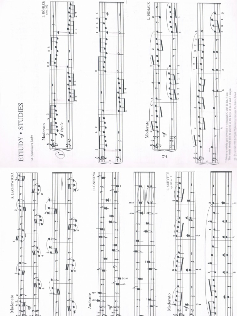 Etiudy Raube I | PDF