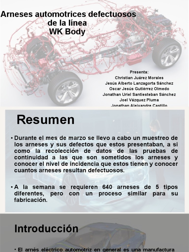 Análisis de defectos en arneses automotrices | PDF