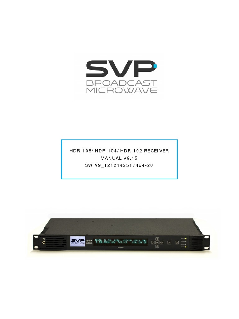 HDR-10X Manual v9.15 | PDF | Computer Monitor | Electronic Engineering