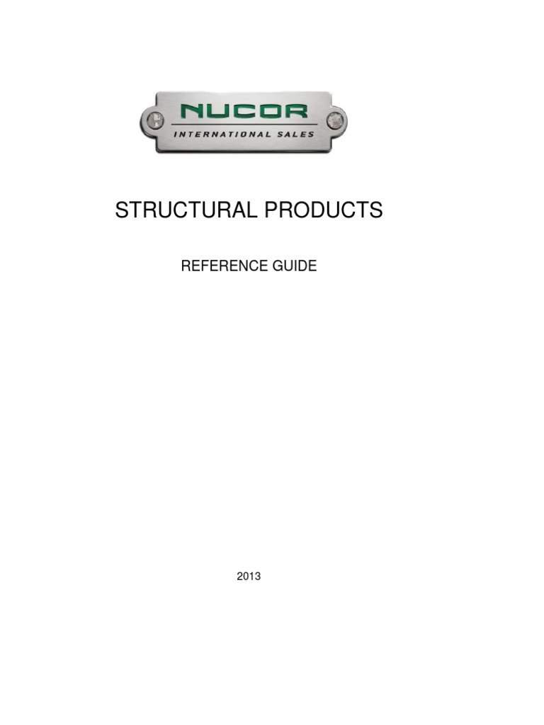 Catalogue of Structural Products Rev 25022013 | PDF | Weight | Civil ...