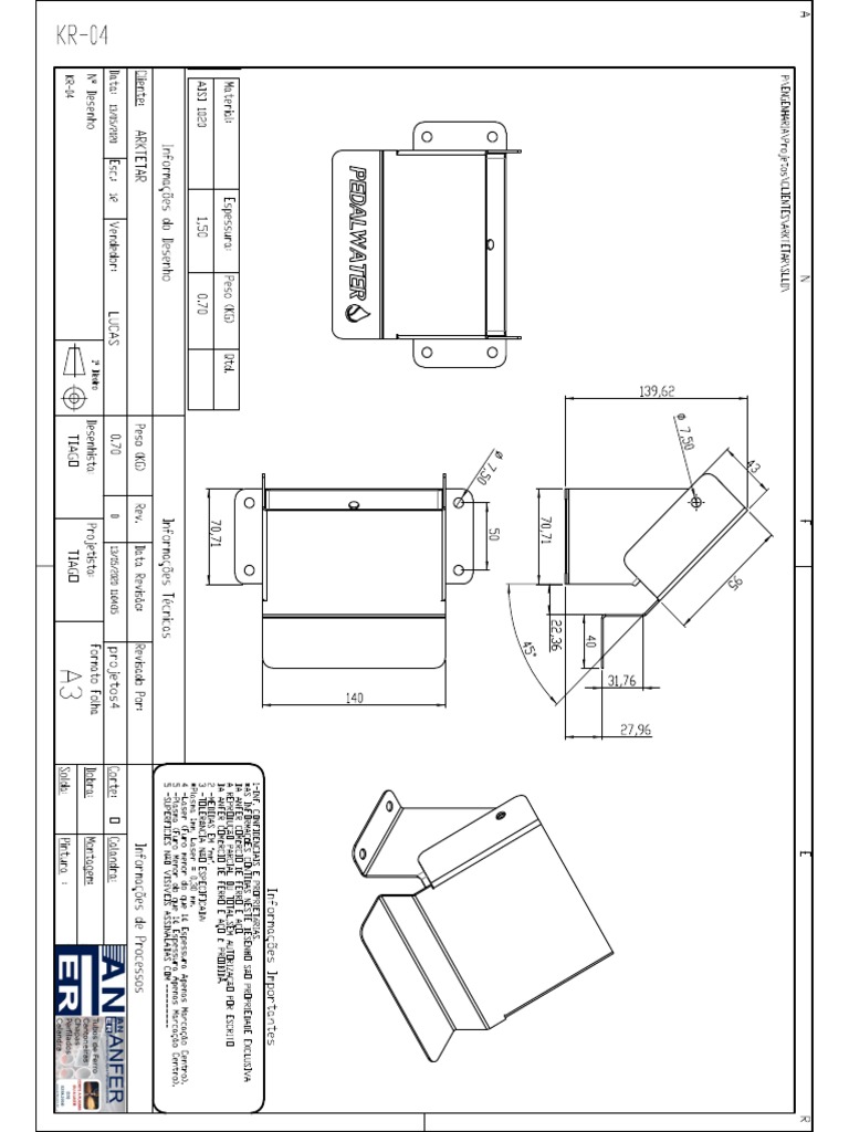 Desenho Tecnico de Um Playground Fraco Subindo | PDF