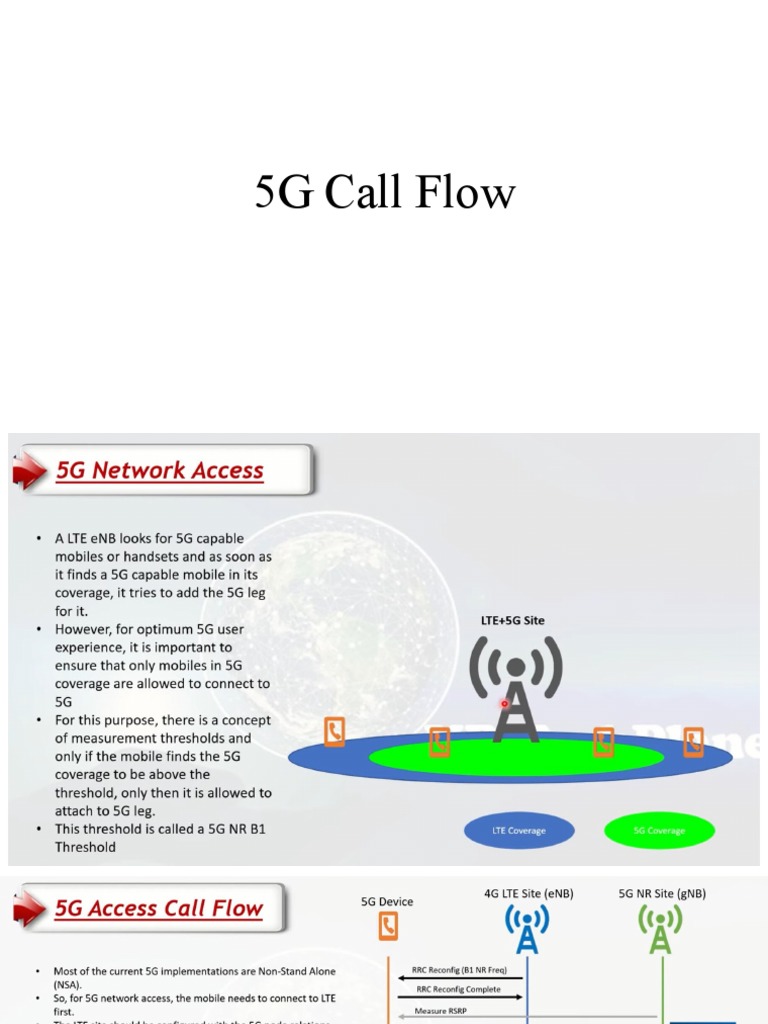 5G Call Flow | PDF