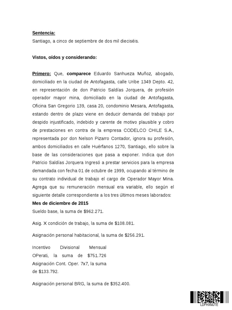 SENTENCIA | Descargar gratis PDF | Robo | Daños y perjuicios