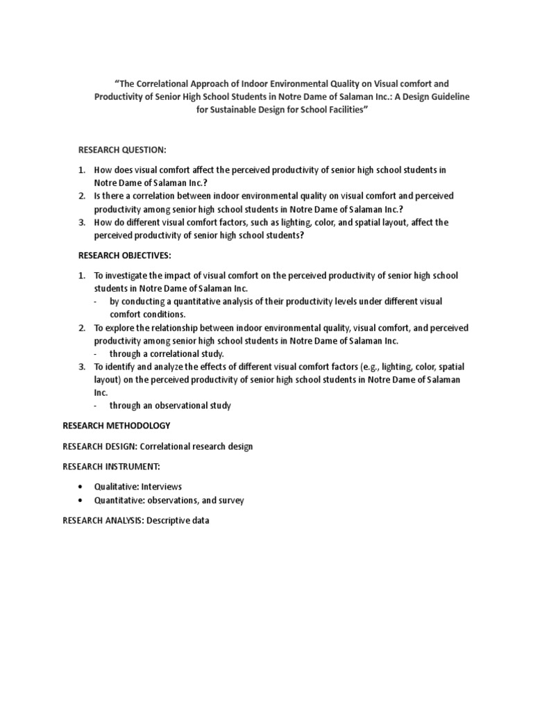 Research Methodology Plan | PDF