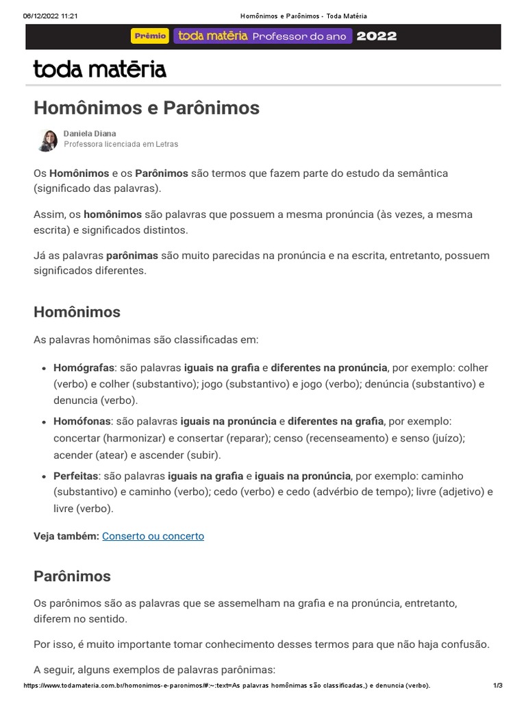 Distinguishing Homonyms and Paronyms: Understanding the Relationship ...