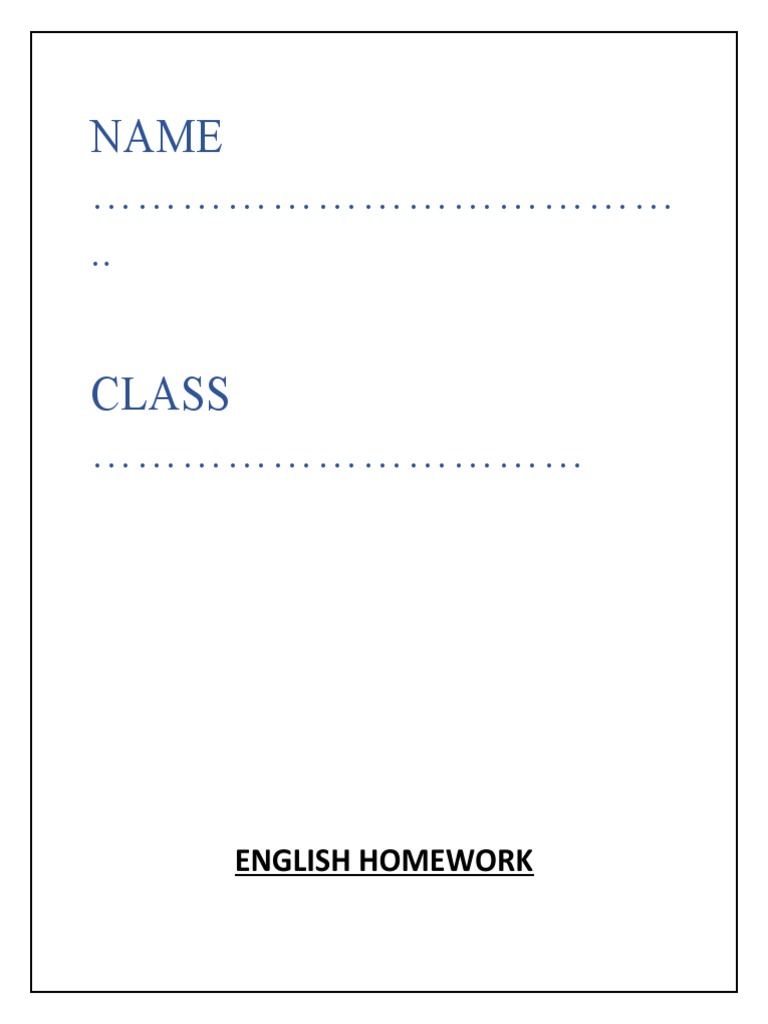 Grade 6 English Homework. | PDF