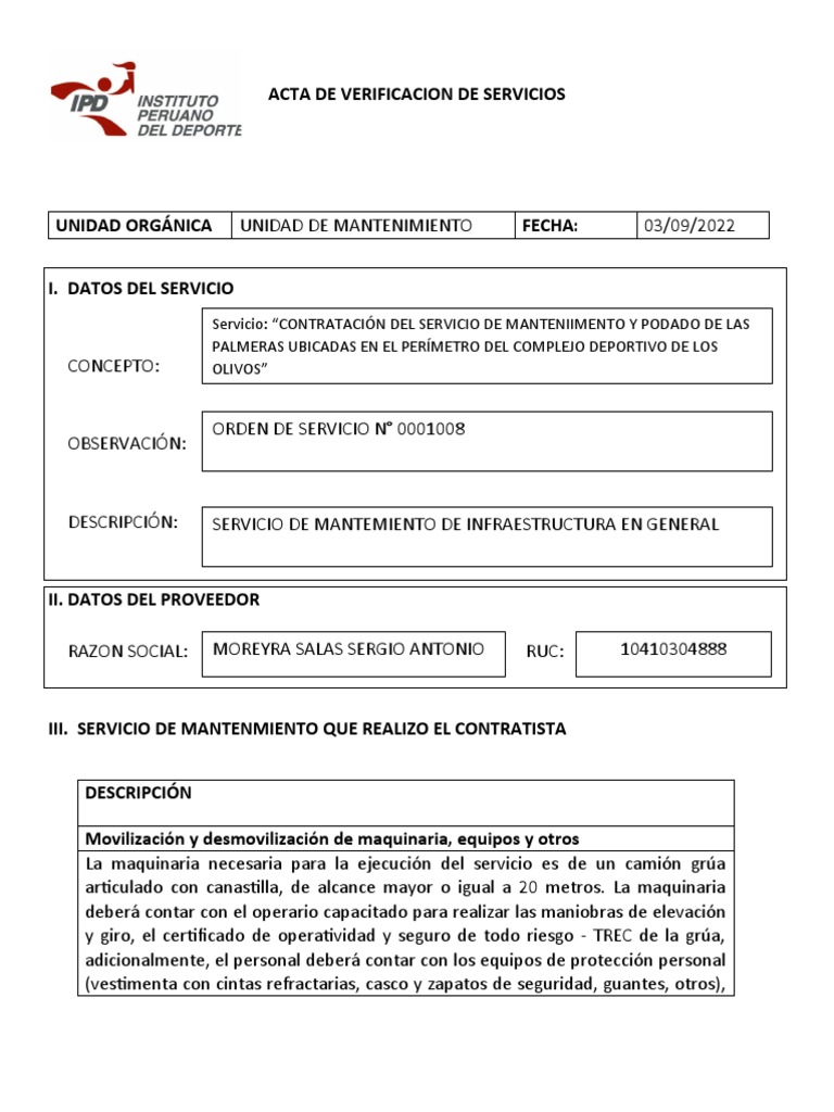 Acta De Aceptacion De Obra Images And Photos Finder/carta De Recepcion