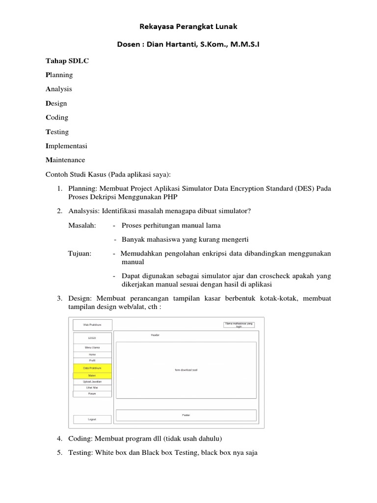 Tahapan SDLC | PDF | Komputer