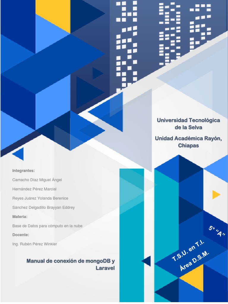 MANUAL DE INSTALACIÓN Y CONEXIÓN DE mongoDB Atlas Con Laravel | PDF | Mongo Db | Archivo de ...