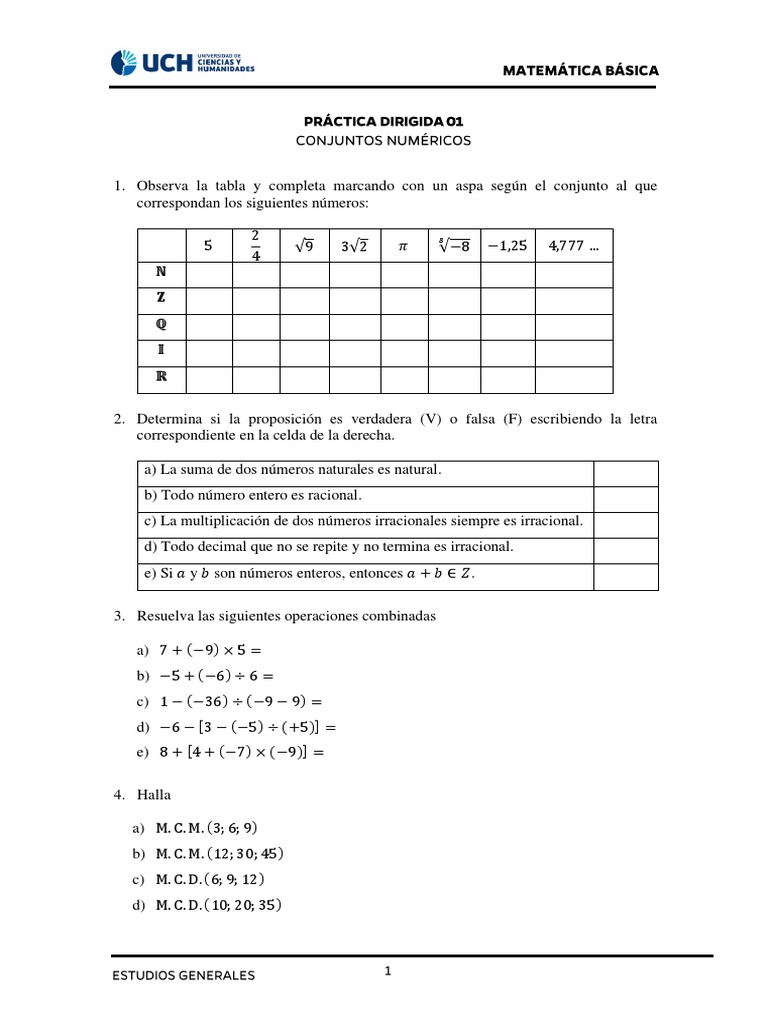 S1 - Práctica Dirigida | PDF