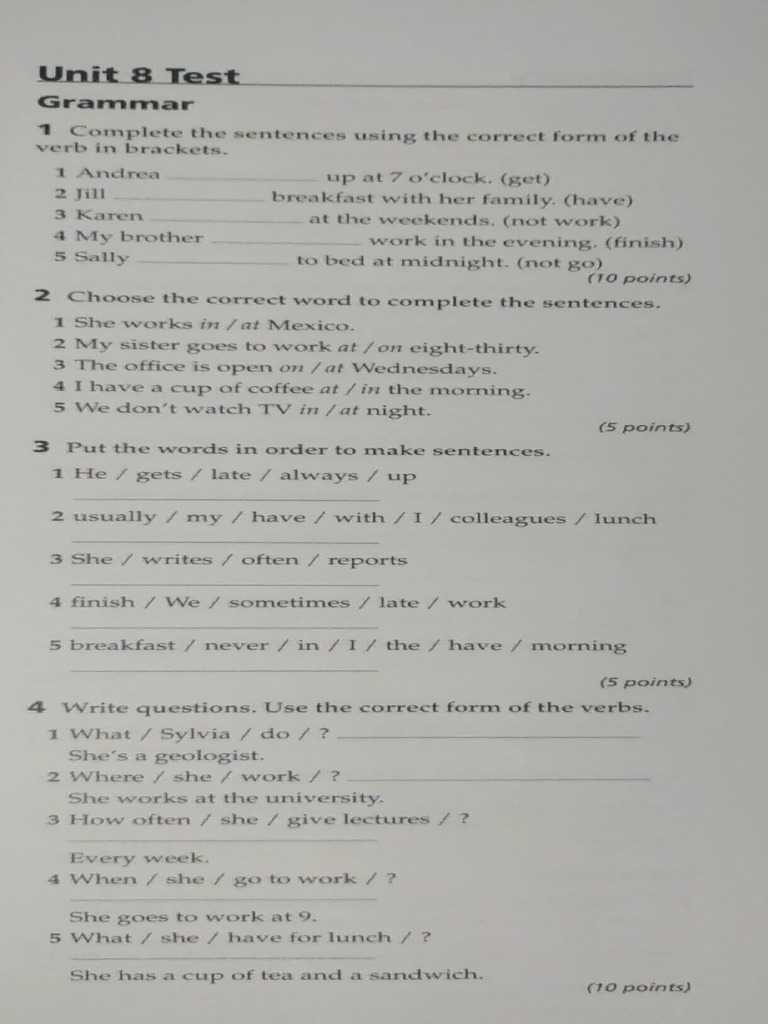 Quiz Unit 8 B1 | Download Free PDF | Languages | Foreign Language Studies