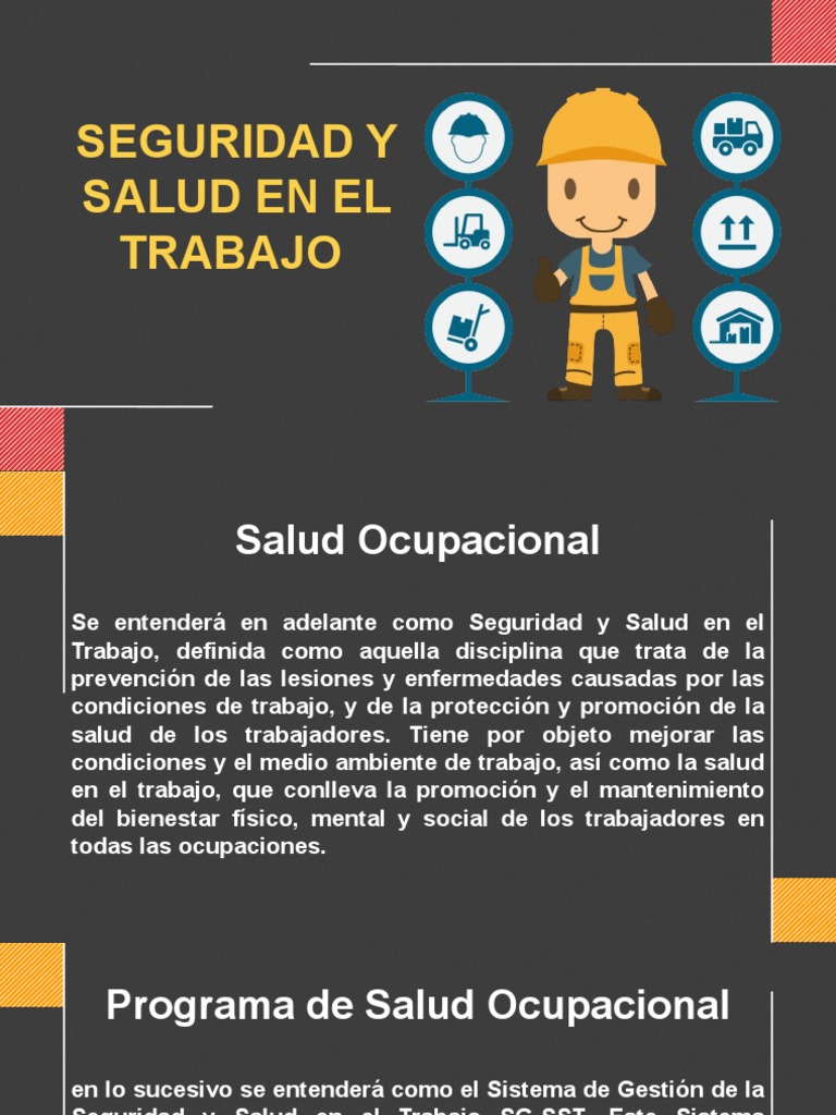 Exposicion Seguridad y Salud en El Trabajo | PDF | Seguridad y salud ...