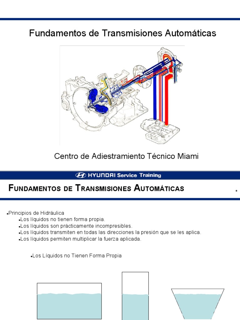 Basico de Cajas Automaticas | PDF | Transmisión automática | Embrague