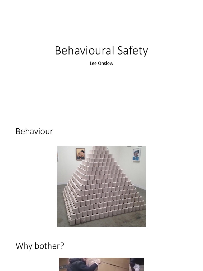 Behavorial Safety | PDF | Behavior | Behavioural Sciences