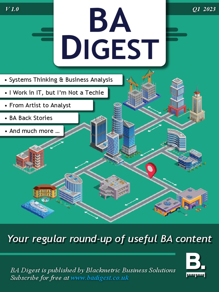 BA Digest 23 Q1 v1 | PDF | System | Business Analysis