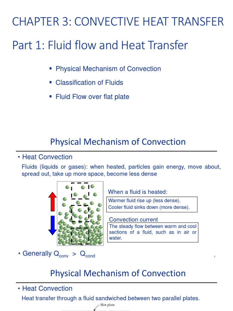 Lecture 3 Convective Heat Transfer Part I Download Free Pdf Boundary Layer Convection