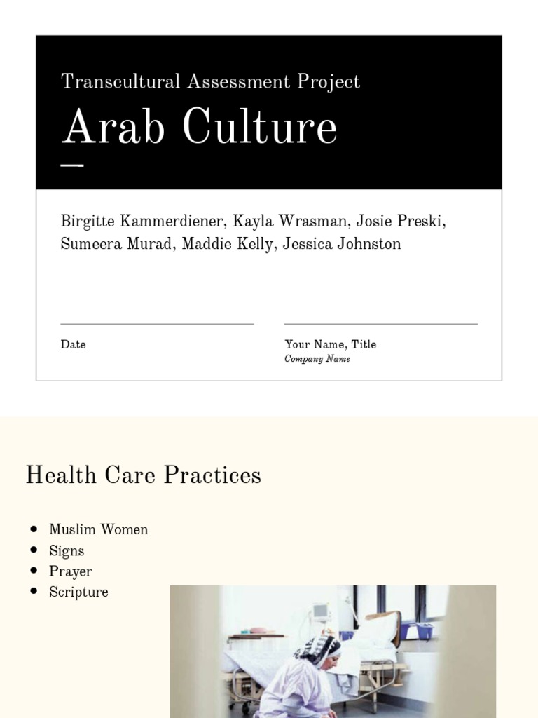 Health Assessment - Arab Culture | PDF | Marriage | Ramadan