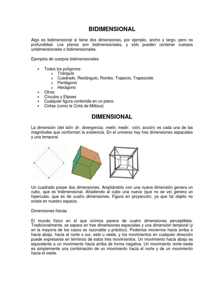 Bi Dimensional | PDF | Dimensión | Creatividad