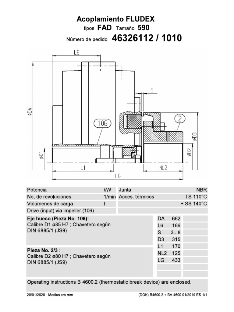 Flender Plano Fludex Fad 590 | PDF