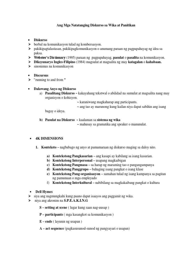 Diskurso | PDF