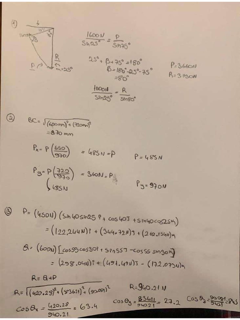 Statics hw1 | PDF