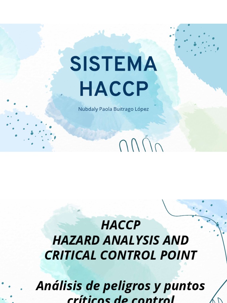 Unidad 2 SISTEMA HACCP | PDF | Análisis de Riesgo y Puntos Críticos de Control
