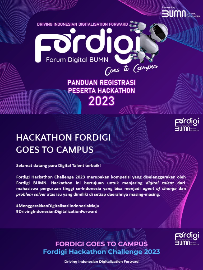 Proposal Fordigi Hackathon 2023 | PDF