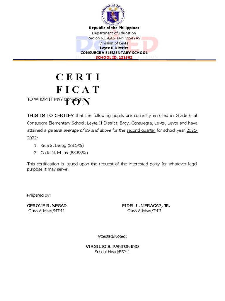 Cert For Sisters of Mary | PDF