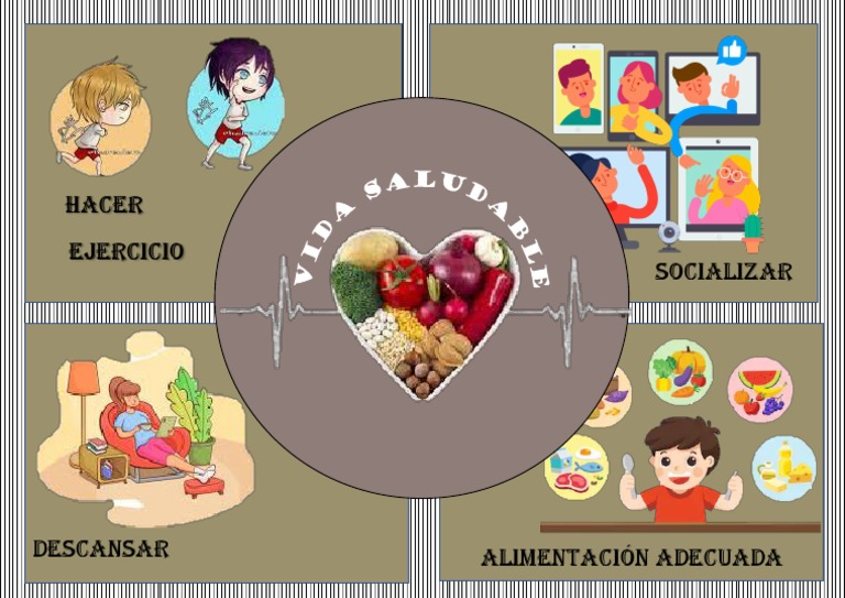 Afiche de Vida Saludable Primaria | PDF