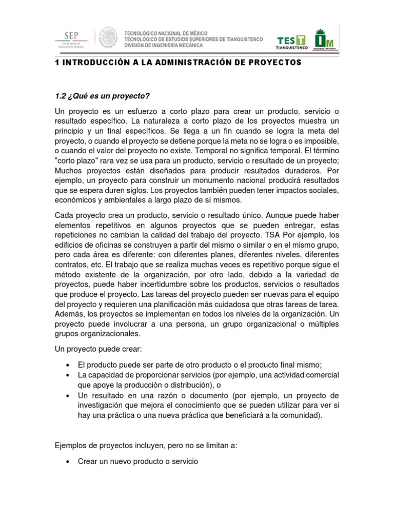 Resumen Raul Bernabe Trejo | PDF | Gestión de proyectos | Planificación
