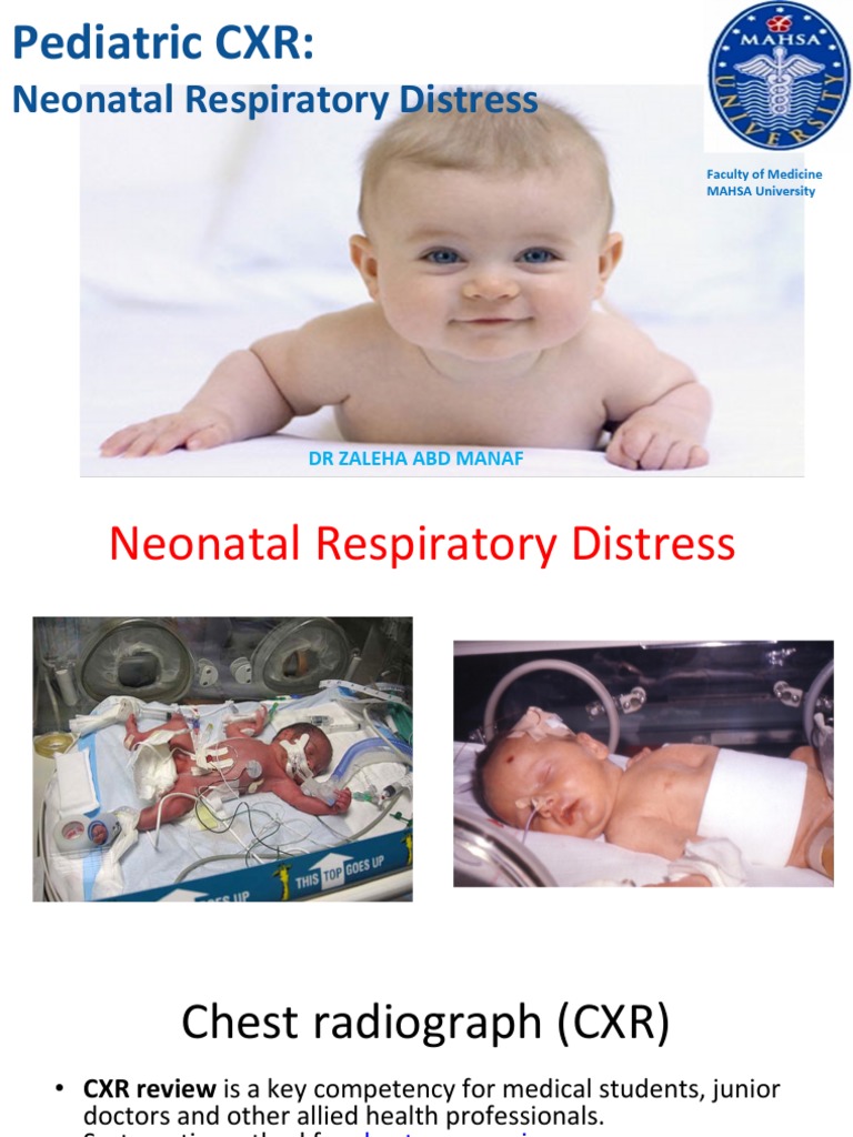 CXR - Neonatal Respiratory Distress REVISED DECEMBER 2022 | PDF | Lung ...