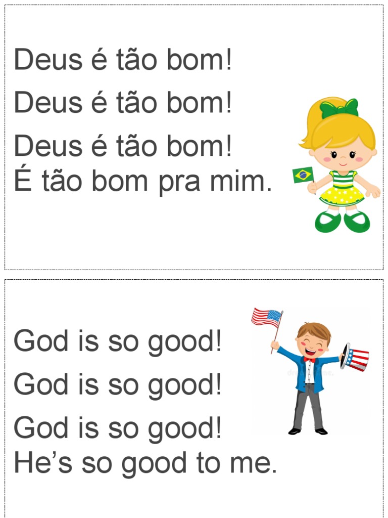 Deus é Tão Bom Pdf
