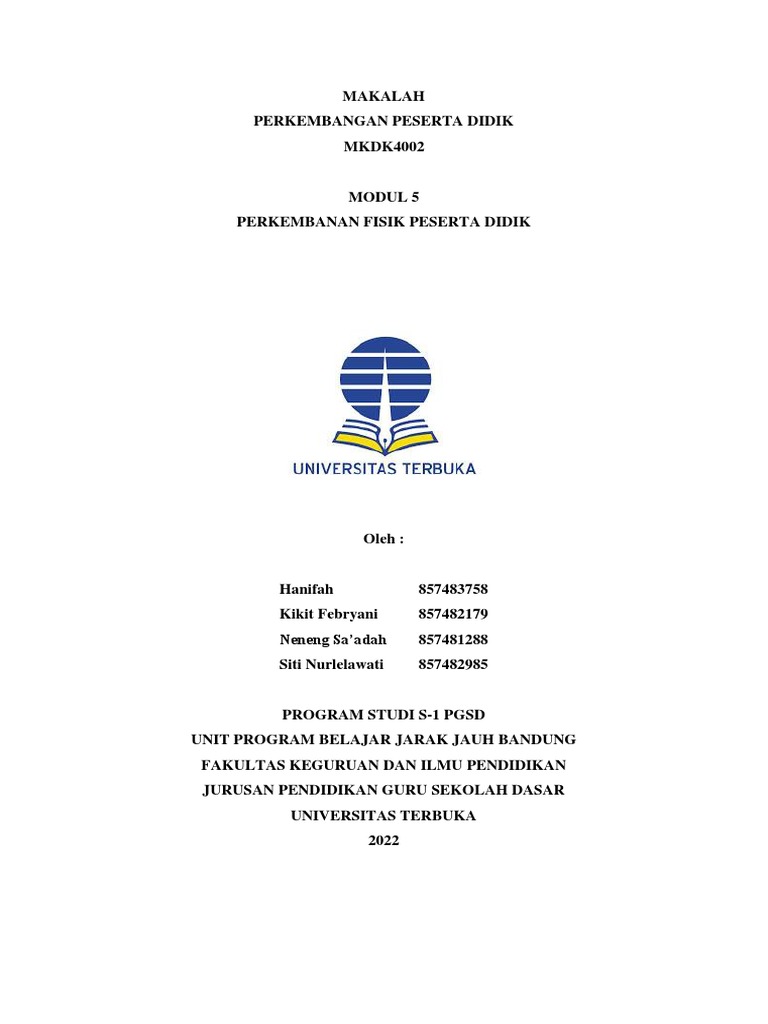 Makalah PPD Modul 5 | PDF | Karier & Perkembangan