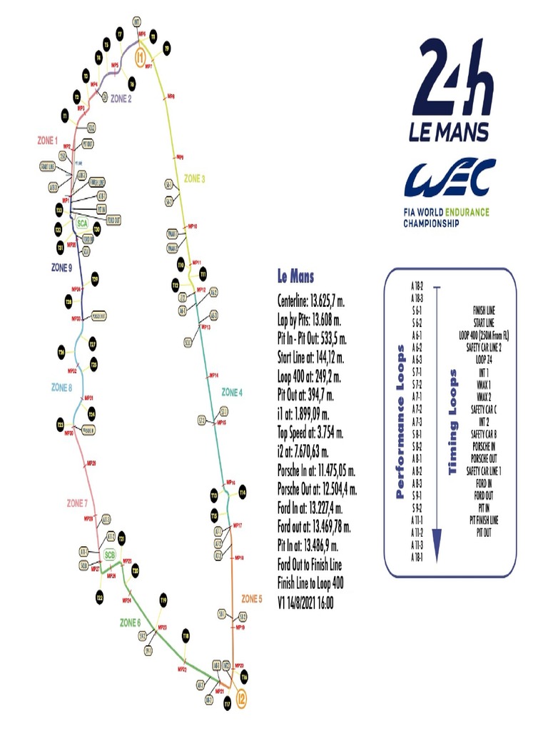 Circuit Map LeMans | PDF