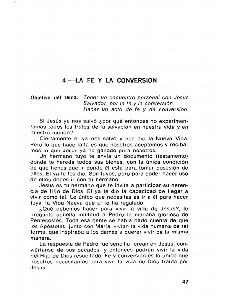 Fe y Conversion | PDF