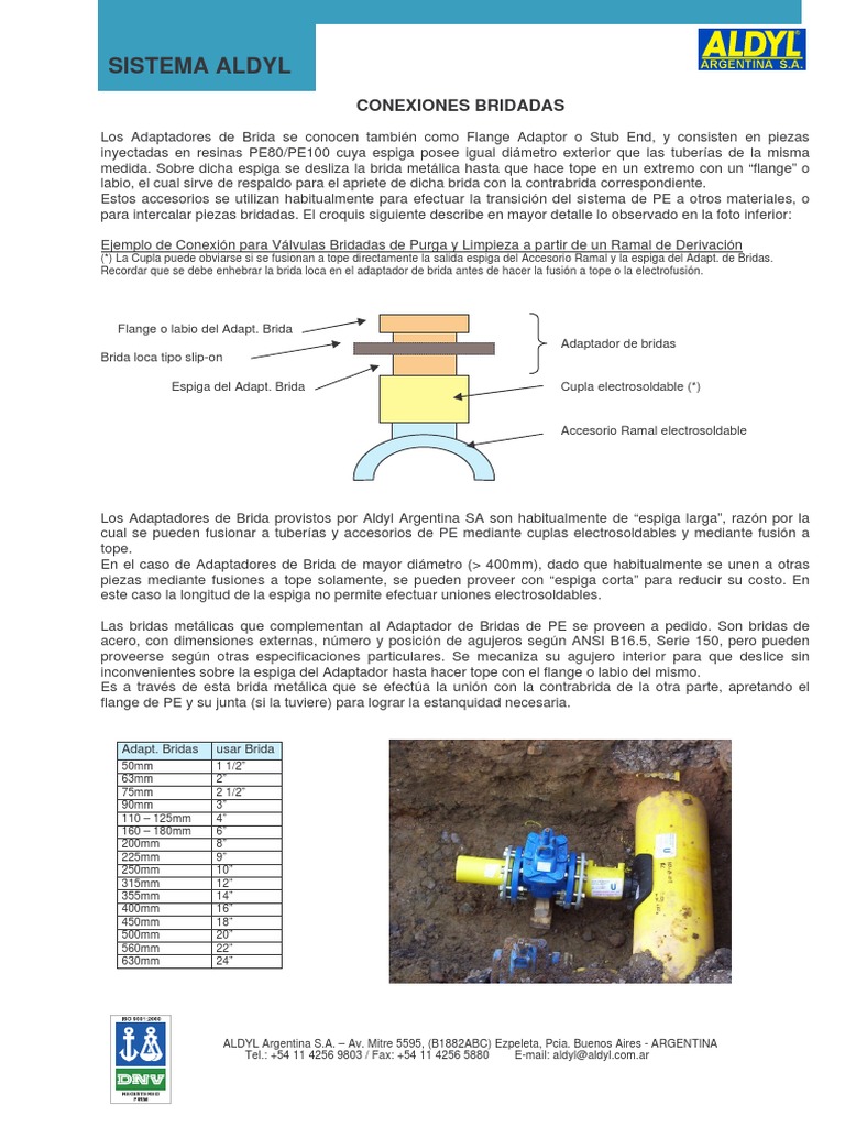 Uniones Bridadas: Procedimiento y Torque | PDF | Ingeniería mecánica