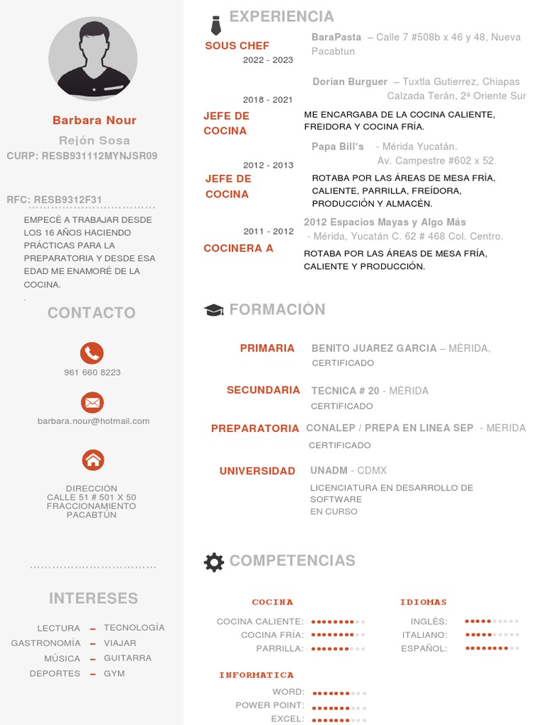 CV Barbara | PDF