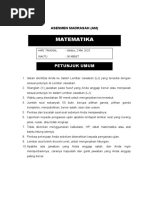 Contoh Soal Matematika MA KSM 2024 Dan Kunci Jawabannya | PDF