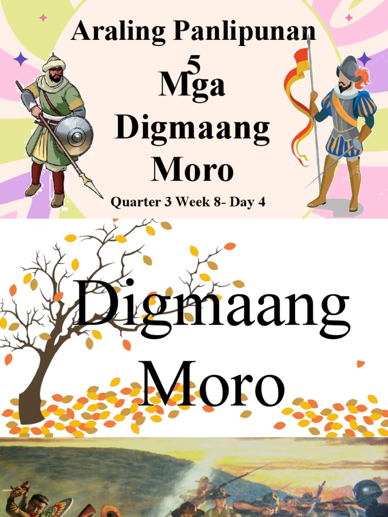 Araling Panlipunan 5: Mga Digmaang Moro | PDF